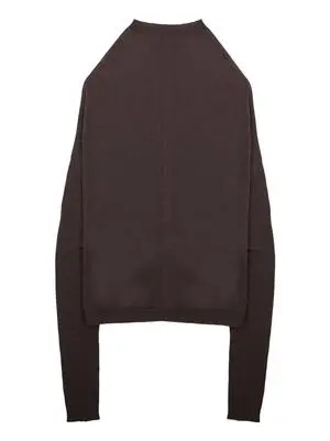 Rick Owens High Neck Knit Top - Pink