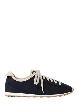 Jacquemus Low-top Trainers With Embroidered Detail - Black