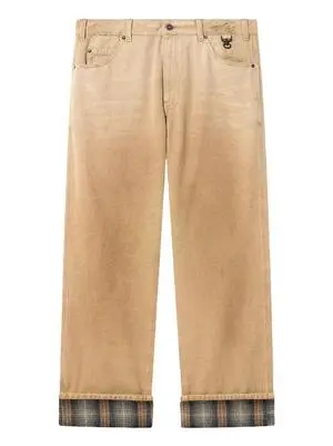 GOLDEN GOOSE Neutrals Trousers Regular & Straight-leg Trousers - Cream