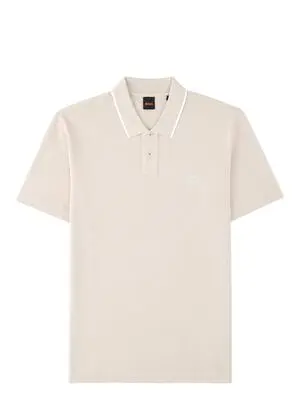 BOSS Polo Con Logo - Cream
