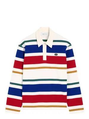 AMI Paris Neutrals Polo Shirts - Cream