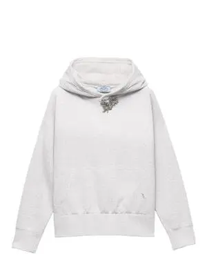 Prada Grey Tops Hoodies - Gray