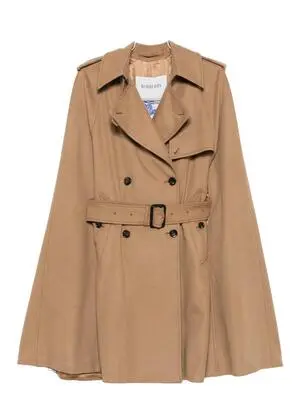 Burberry Neutrals Coats Capes - Cream