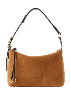Etro Suede And Leather Shoulder Bag - Brown