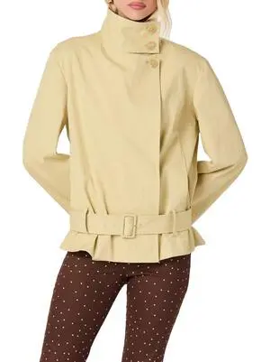 Astr The Label Theo Belted Jacket - Tan