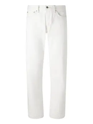 TOM FORD Straight-leg Selvedge Jeans - White