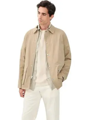 Vince Lightweight Barn Jacket - Beige