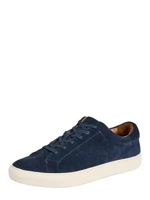 Polo Ralph Lauren Jermain Ii Suede Lace-up Sneakers - Hunter Navy