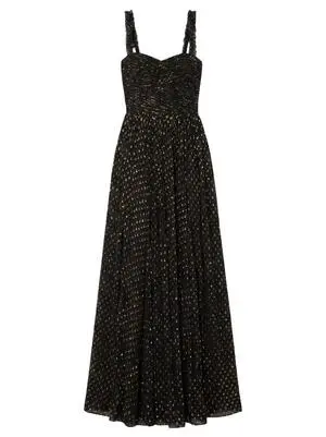 Ulla Johnson Anastasia Silk Chiffon Gown - Noir