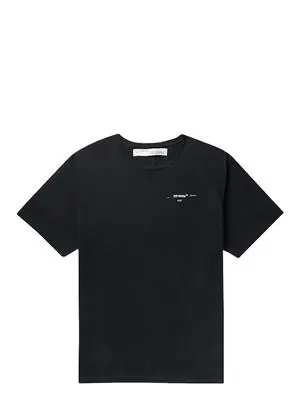 Off-White Off Off Oversized 3d Marker Diag Tshirtin - Black/white