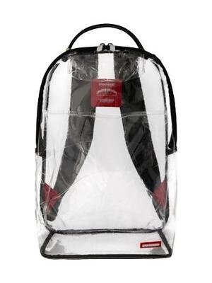 SPRAYGROUND Fully Embossed Boss Backpack - Clear