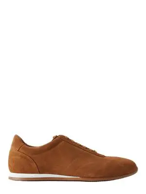 Mr P. Suede Lace-up Sneakers - Brown