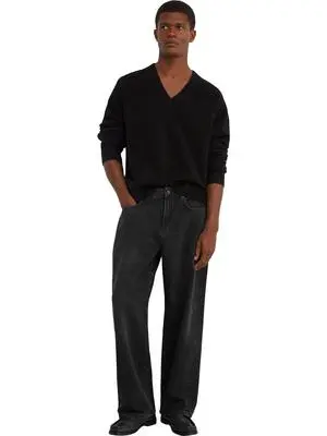 REISS Bowie Baggy-fit Jeans - Black