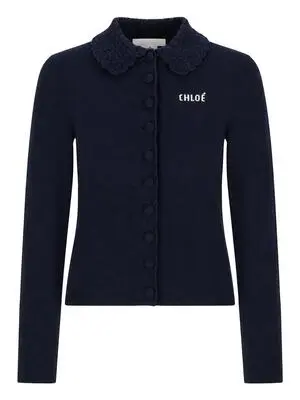 CHLOÉ Chloé Knit Cardigan With Logo Detail