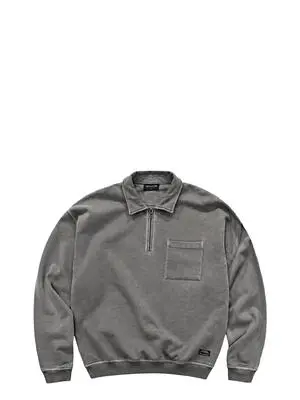 UNTAPPED Grey Field Quarter Zip : Utility Refined For Everyday Wear