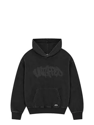 UNTAPPED Black Echo Hoodie : Presence Without Noise