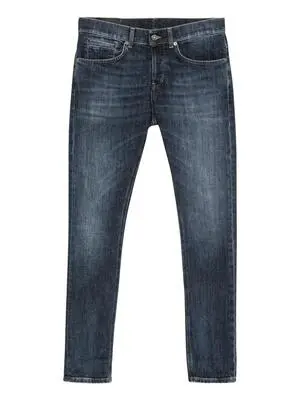 DONDUP DONDUP Lined Stretch Cotton Denim Jacket Navy