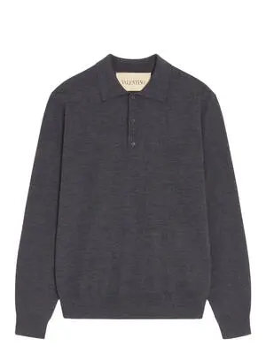 Valentino Garavani S Virgin Wool T-shirt - Grey