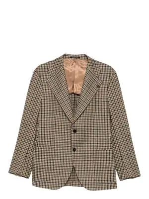 GABRIELE PASINI GABRIELE PASINI Plaid Wool-Blend Blazer