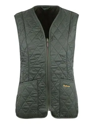 Barbour Betty Quilted Padded Bodywarmer With Liner - Green