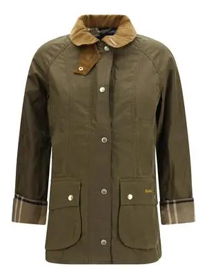 Barbour 100% Cotton Utility Coat - Green