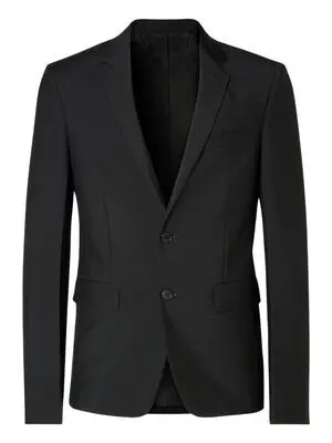 Fendi Wool-mohair Tailored Jacket - Black