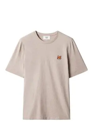 Maison Kitsuné Fox Head Cotton T-shirt - Beige