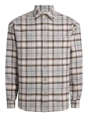 Pal Zileri Cotton Check Shirt - Brown