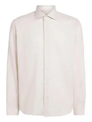 MAURIZIO BALDASSARI Cotton-lyocell Santini Shirt