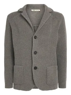 MAURIZIO BALDASSARI Virgin Wool Brenta Shacket - Grey