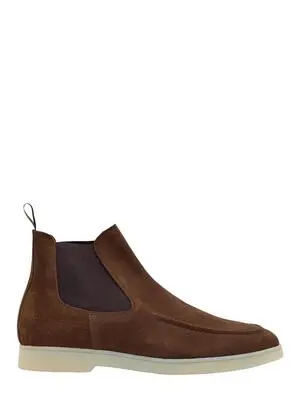 AURELIEN Aurélien City Suede Chelsea Boots Brown