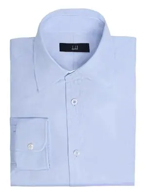 Dunhill Giza Cotton Formal Shirt - Blue