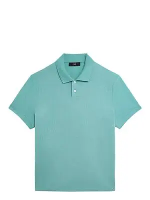 Dunhill Cotton-silk Polo Shirt - Green