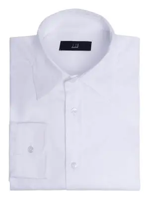 Dunhill Giza Cotton Formal Shirt - White