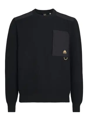 MOOSE KNUCKLES Moose Knuckles Gold Series Elowan Crewneck Sweater