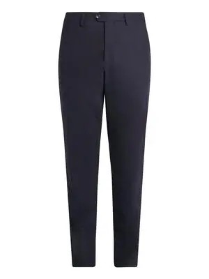 Marco Pescarolo Stretch Virgin Wool-cashmere Tailored Trousers - Navy