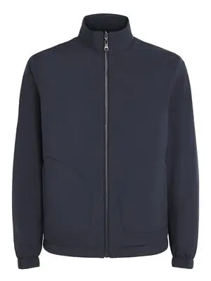 FIORONI CASHMERE Fioroni Cashmere Reversible Padded Virgin Wool Bomber Jacket