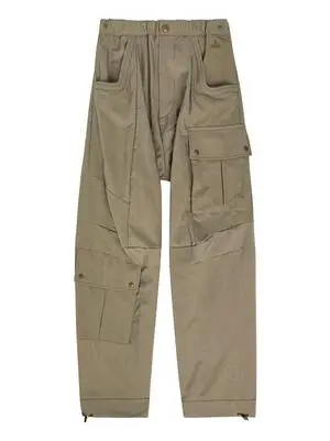 VIVIENNE WESTWOOD Panelled Canvas Cargo Trousers - Taupe