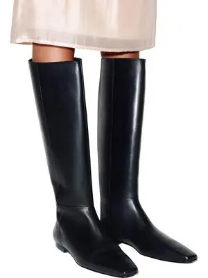 REFORMATION REFORMATION Remy Flat Knee Boot Black