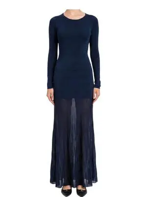 TWINSET Knitted Pleated Dress - Black