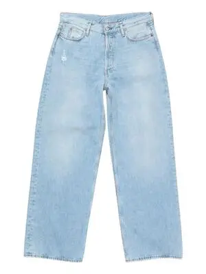 Acne Studios Logo-patch Jeans - Blue