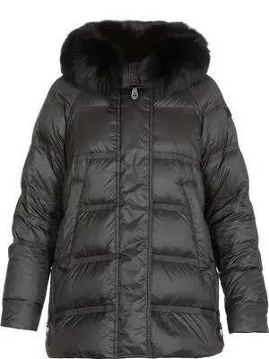 Peuterey Hooded Down Jacket - Black