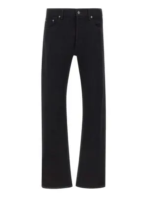 GOLDEN GOOSE Denim Straight-leg Trousers - Black