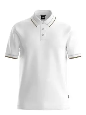 Hugo Boss Slim Fit Polo Shirt - White