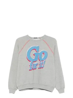 MOTHER The Biggie Concert Sweatshirt - Medium Gray