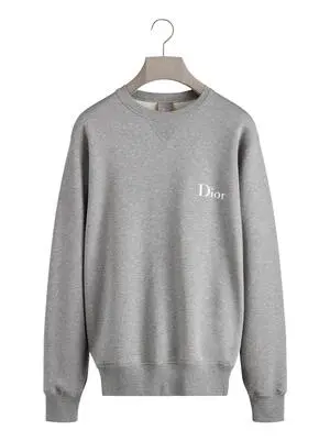 Dior Sweatshirt With Embroidery, Relaxed Fit - Gray