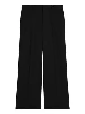 Celine Ethan Trousers In Wool Gabardine - Black