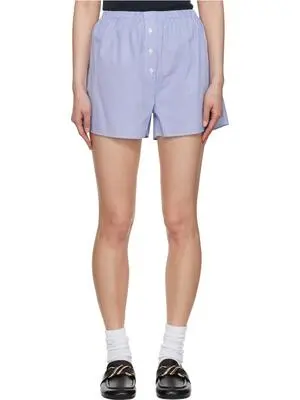 SPORTY  RICH Sporty Rich Mini Boxer Shorts - Bluestriped