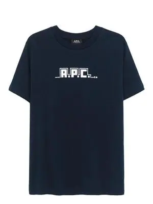 A.p.c. Snake-print T-shirt - Black
