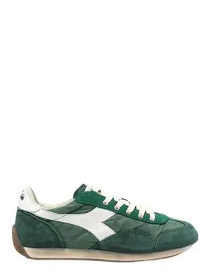 DIADORA Suede-panelled Sneakers - Green